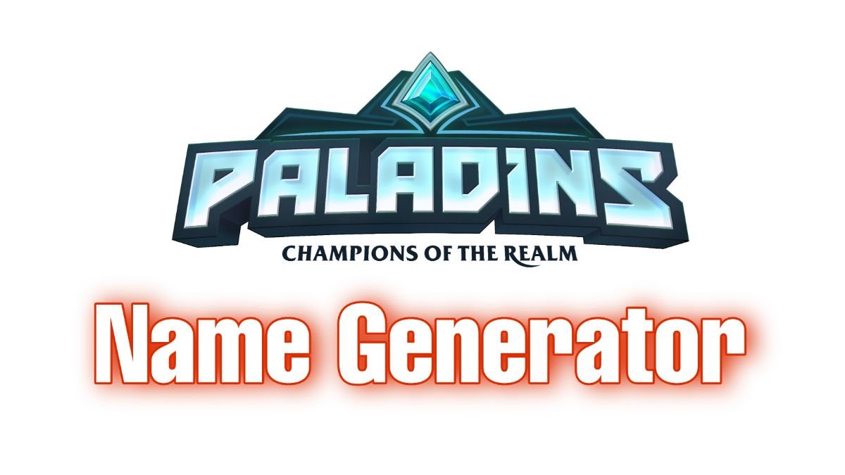 Paladins Name Generator [Free, Online & Quick]